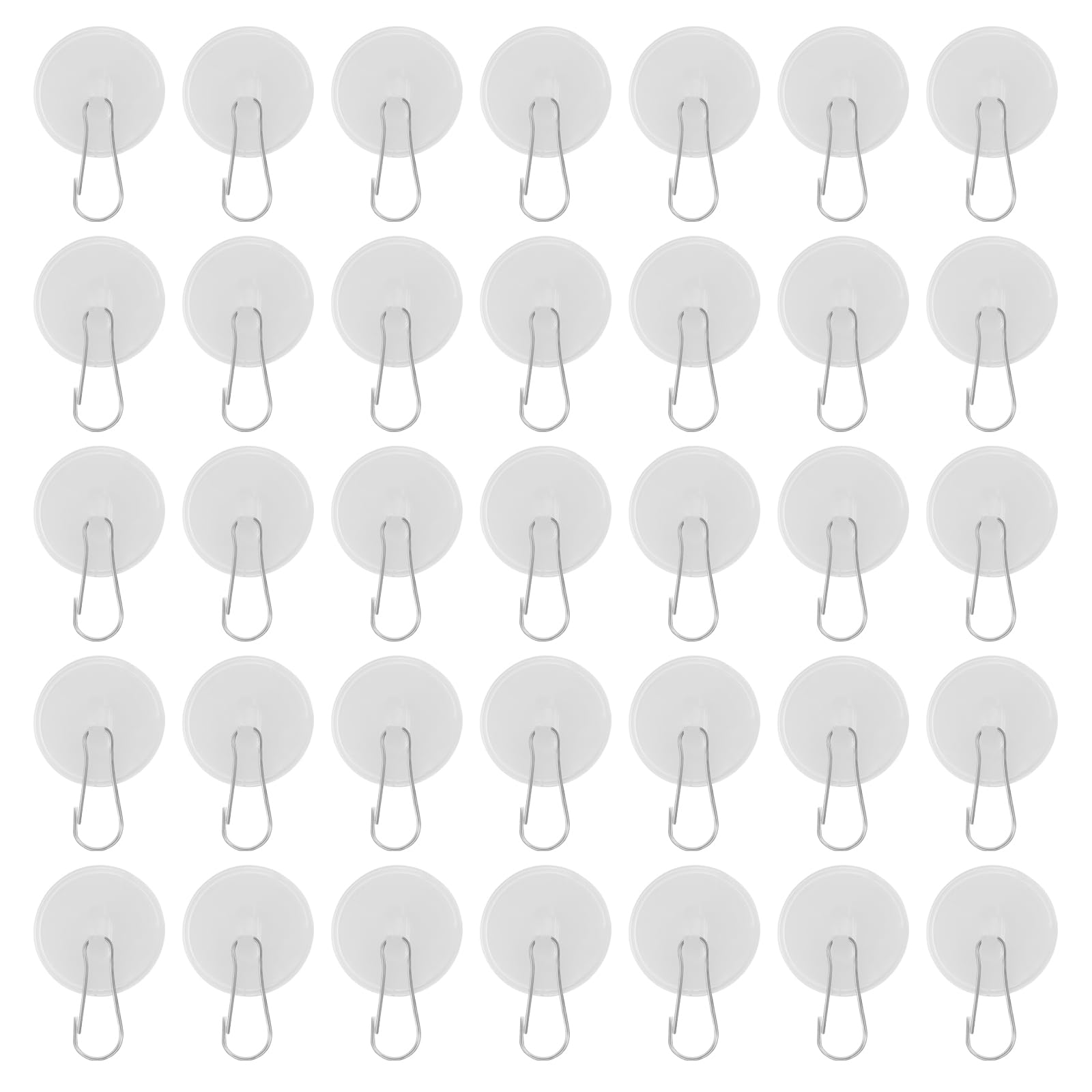 100Pcs Wall Hooks, Nail-Free Wall Hook Multiple Uses Adhesive Hooks ...