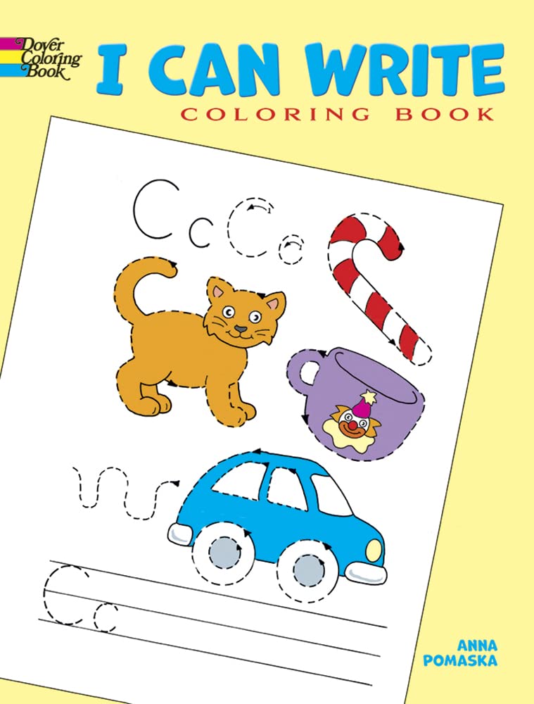 Amazon.com: I Can Write Coloring Book (Dover Kids Coloring Books ...