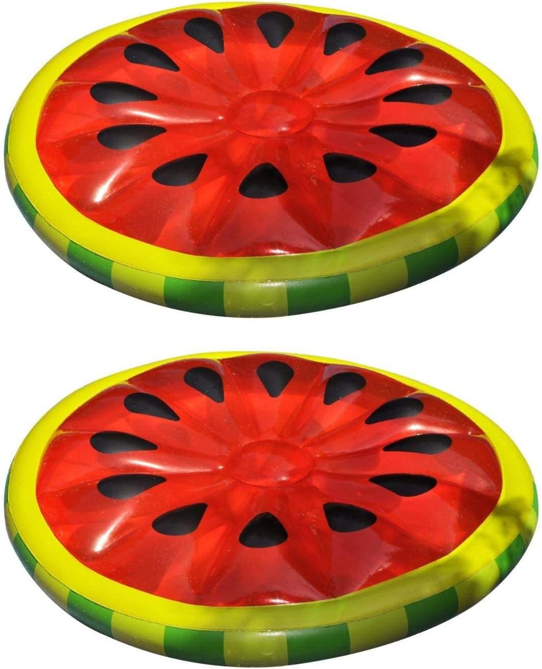 Amazon.com: Swimline 60 Inch Heavy Duty Vinyl Inflatable Watermelon ...