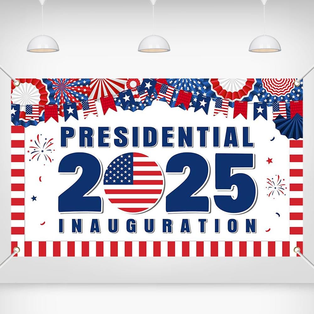 Amazon.com: Printspree Presidential Inauguration Banner - 70.8x43.3in ...