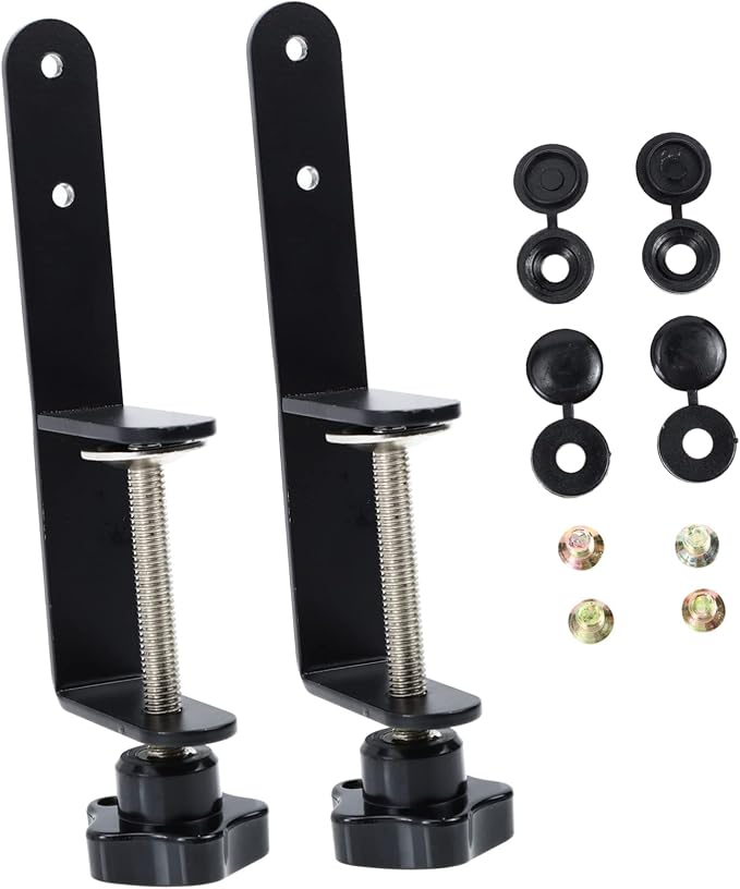 Amazon.com: FELTECHELECTR 2Pcs Metal Pegboard Bracket Clips for Easy ...