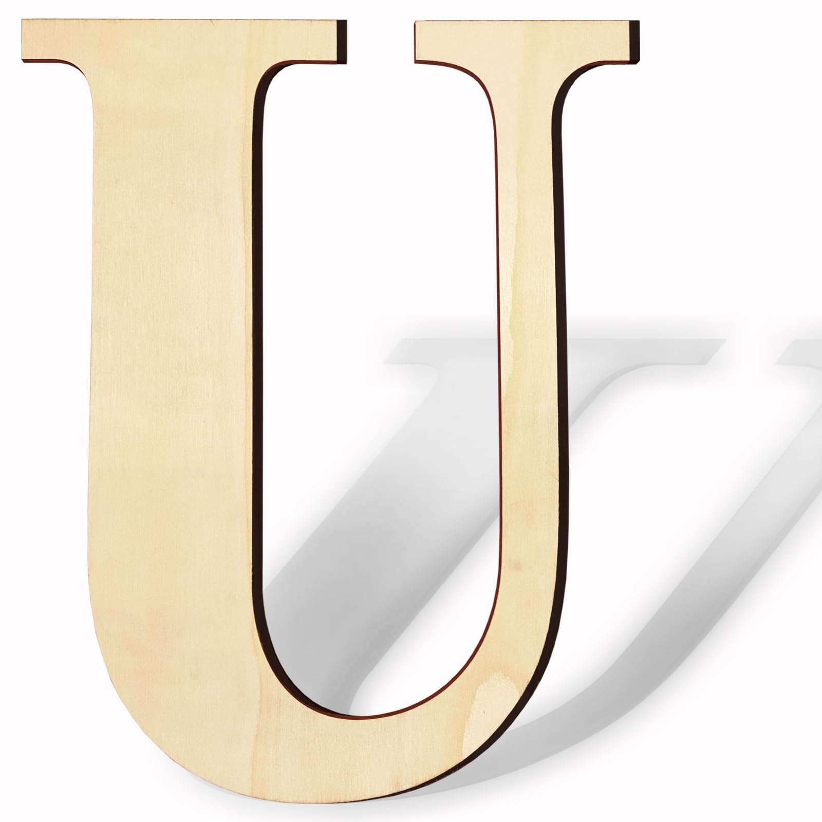 Amazon.com: 17 Inch Unfinished Wooden Letters, Blank Wood Letters Sign ...