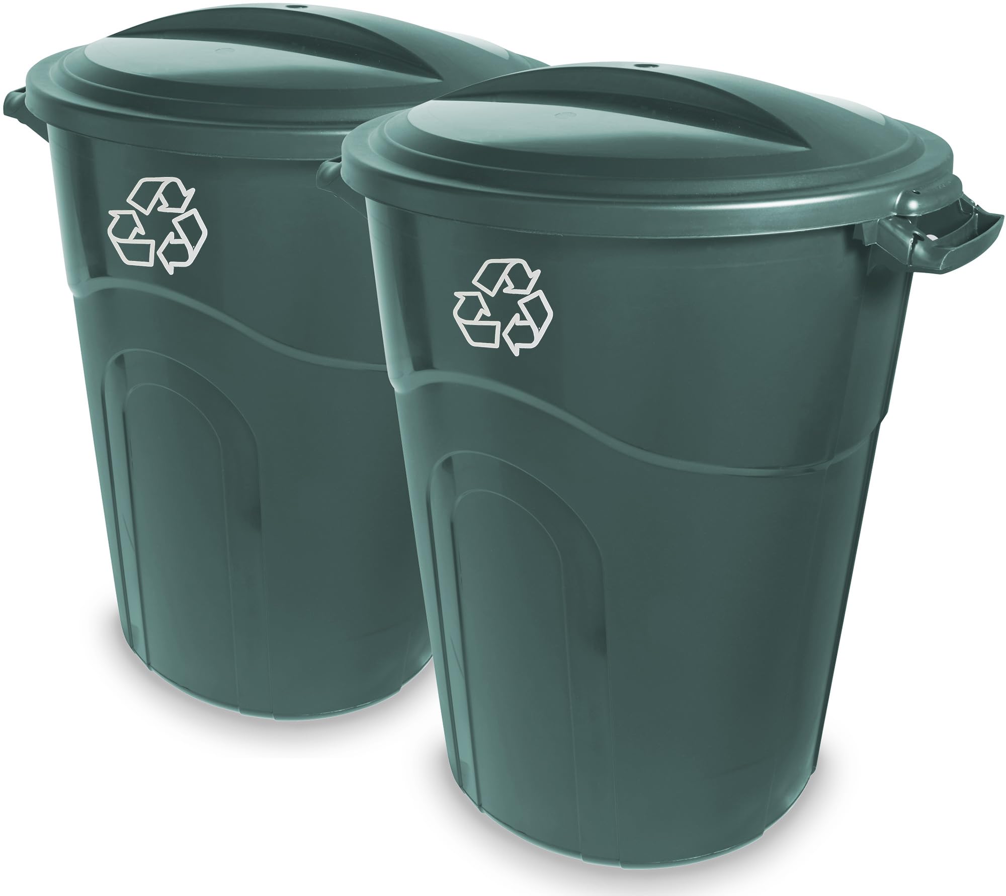 Snapklik.com : ECOSolution 32 Gallon Garbage Can, ECO Green, Easy To ...