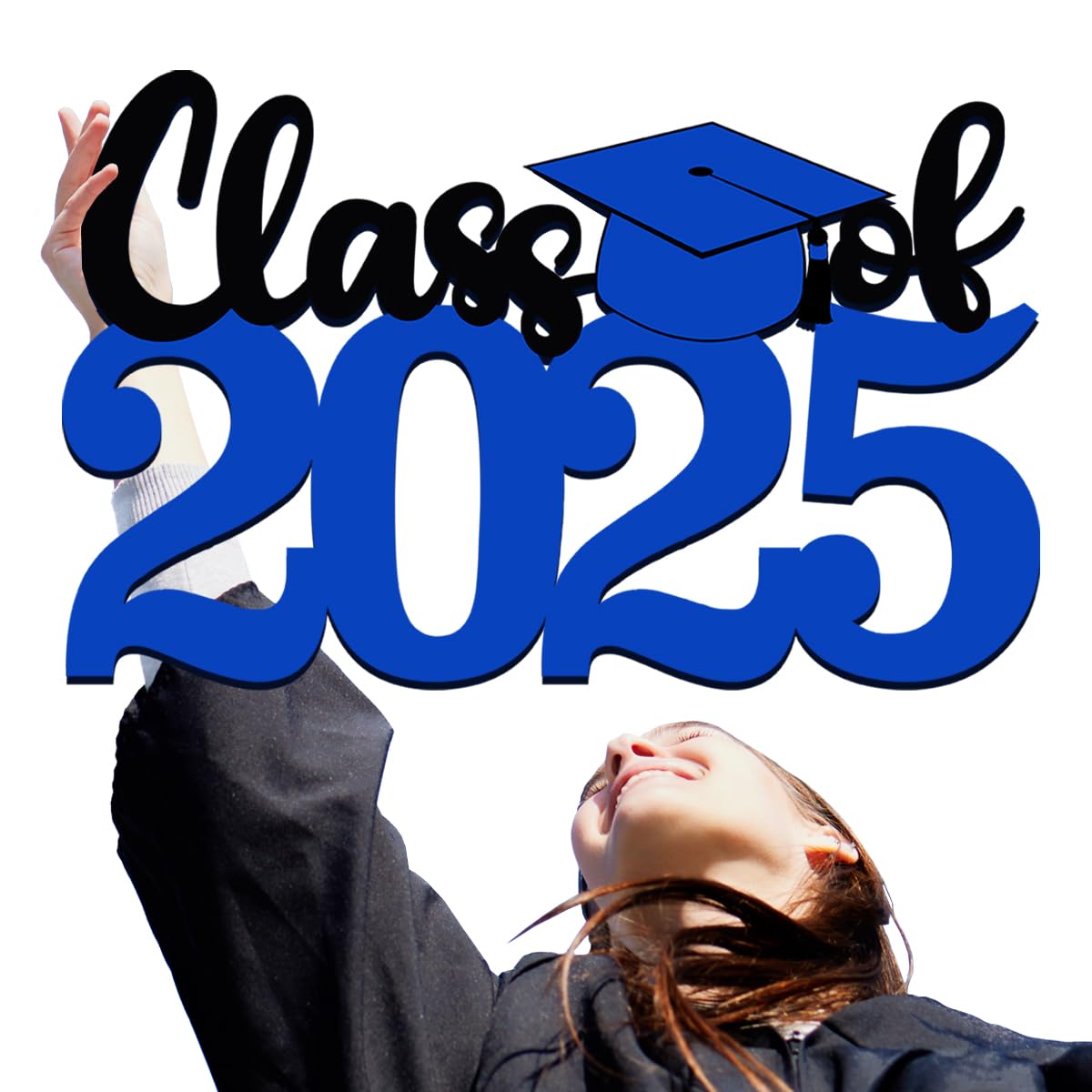 Amazon.com: Graduation Decorations Class of 2025-Graduation Wood Sign ...