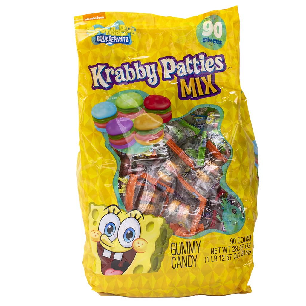 Nickelodeon Spongebob Squarepants Krabby Patty Gummy Candy Individually ...