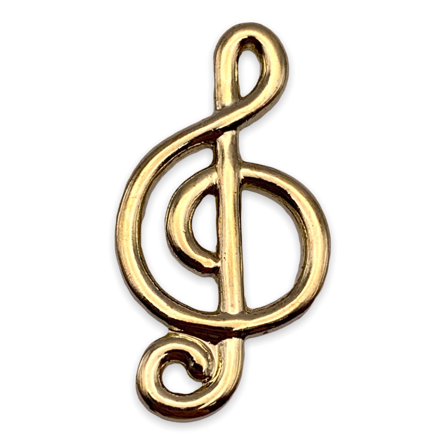 Amazon.com: STOCKPINS Gold Treble Clef Lapel Pin – Music Pin for ...