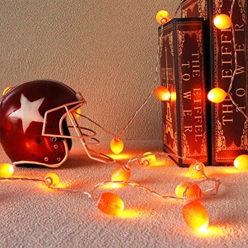 Amazon.com: Yayfazy Small Football Decor String Lights, Battery ...