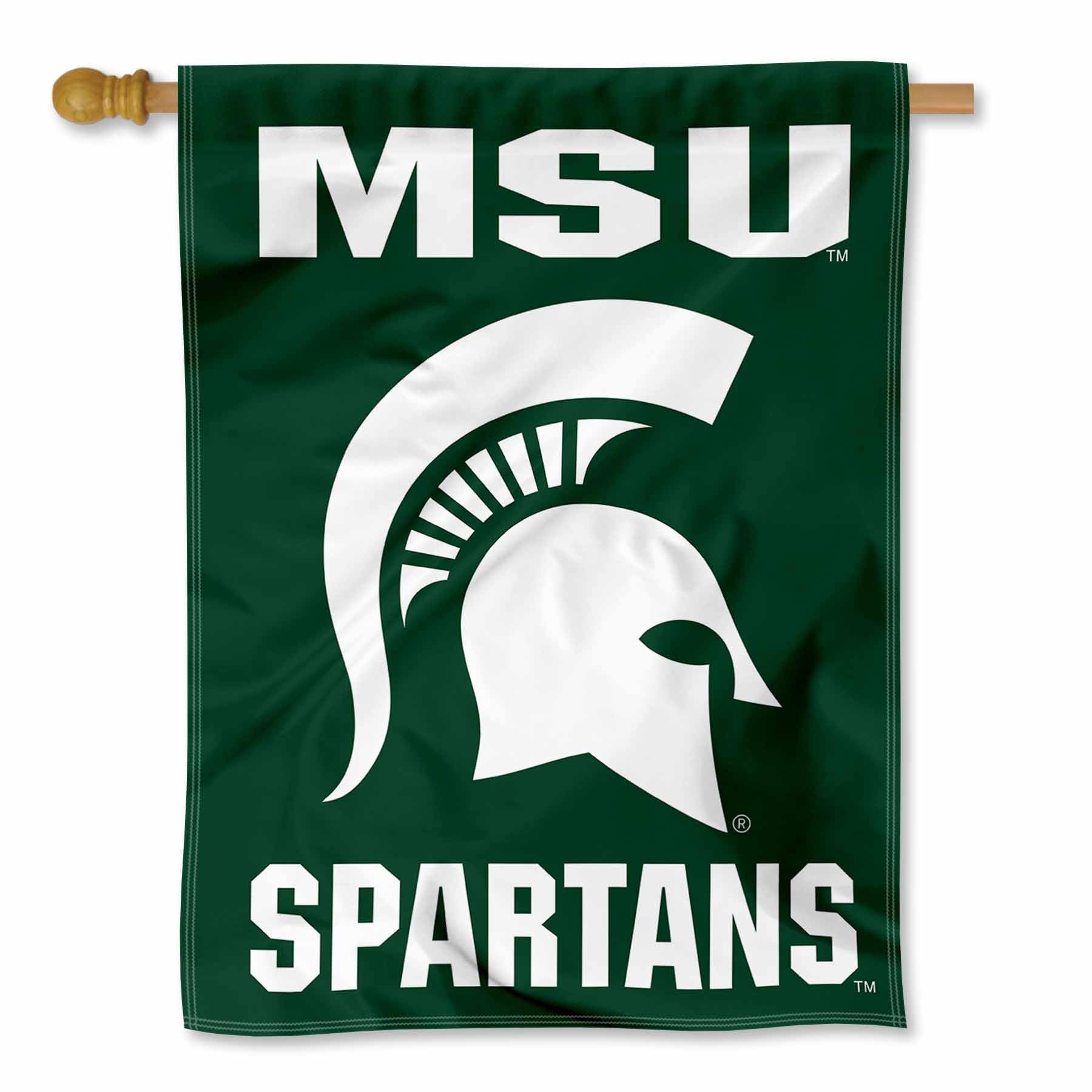 Michigan State Garden Flag College Flags & Banners Co. Michigan State ...