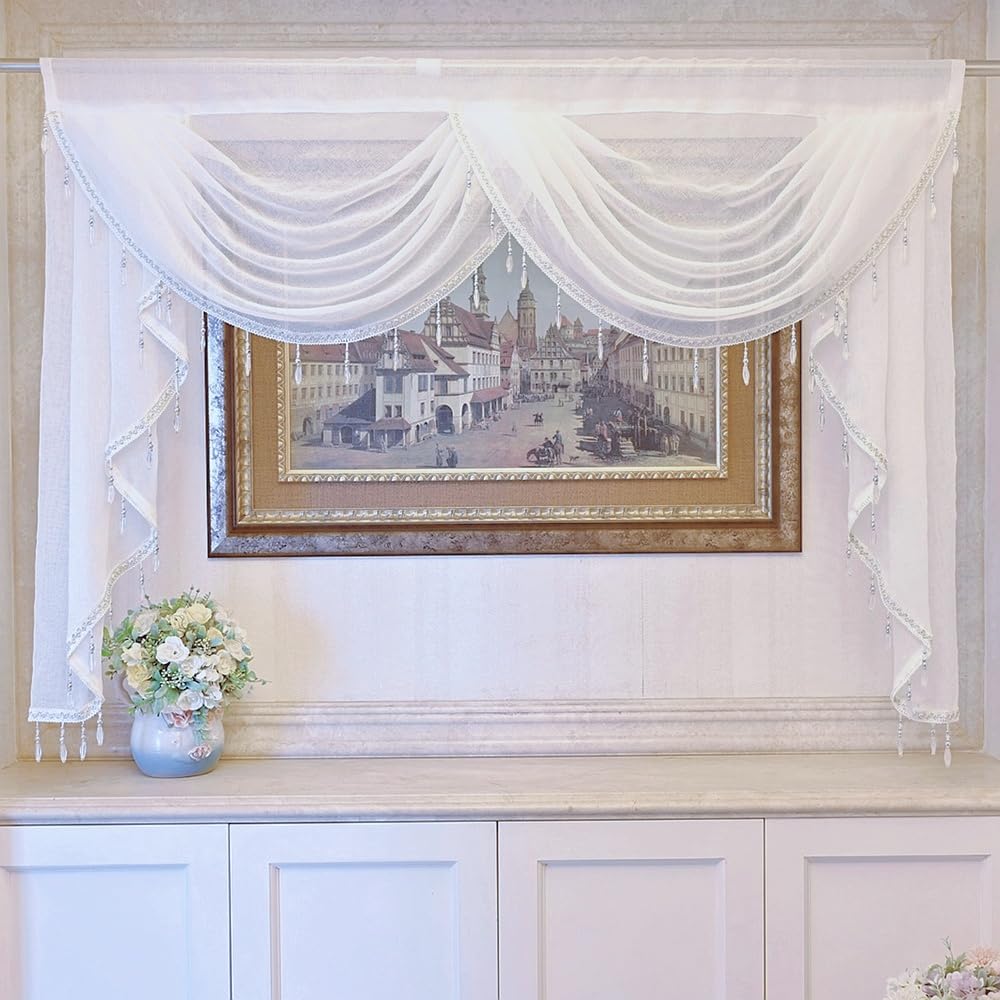 Cortinas Con Cenefa Blanca Cortinas Blancas Transparentes Para La Sala