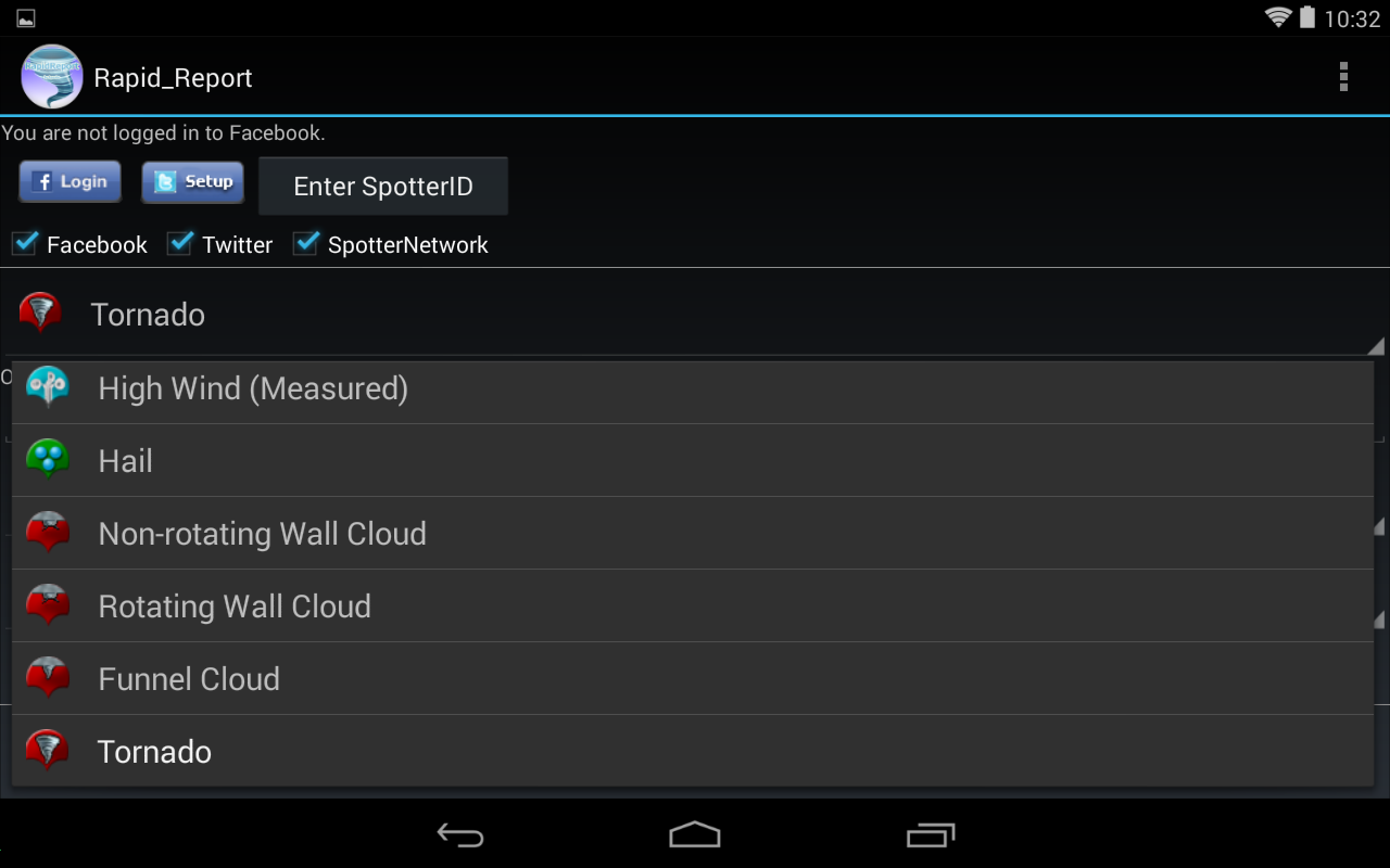 Rapid Report for Storm Chasers - App on the Amazon Appstore