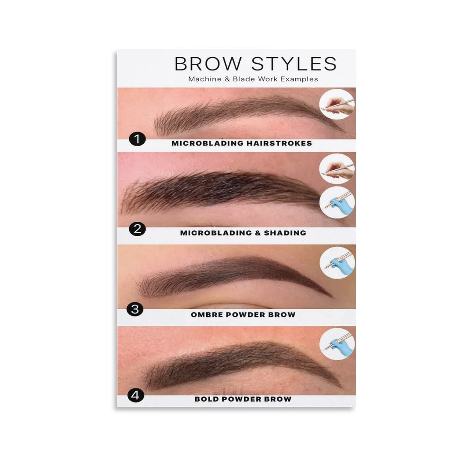 Eyebrow Tattoo Shapes