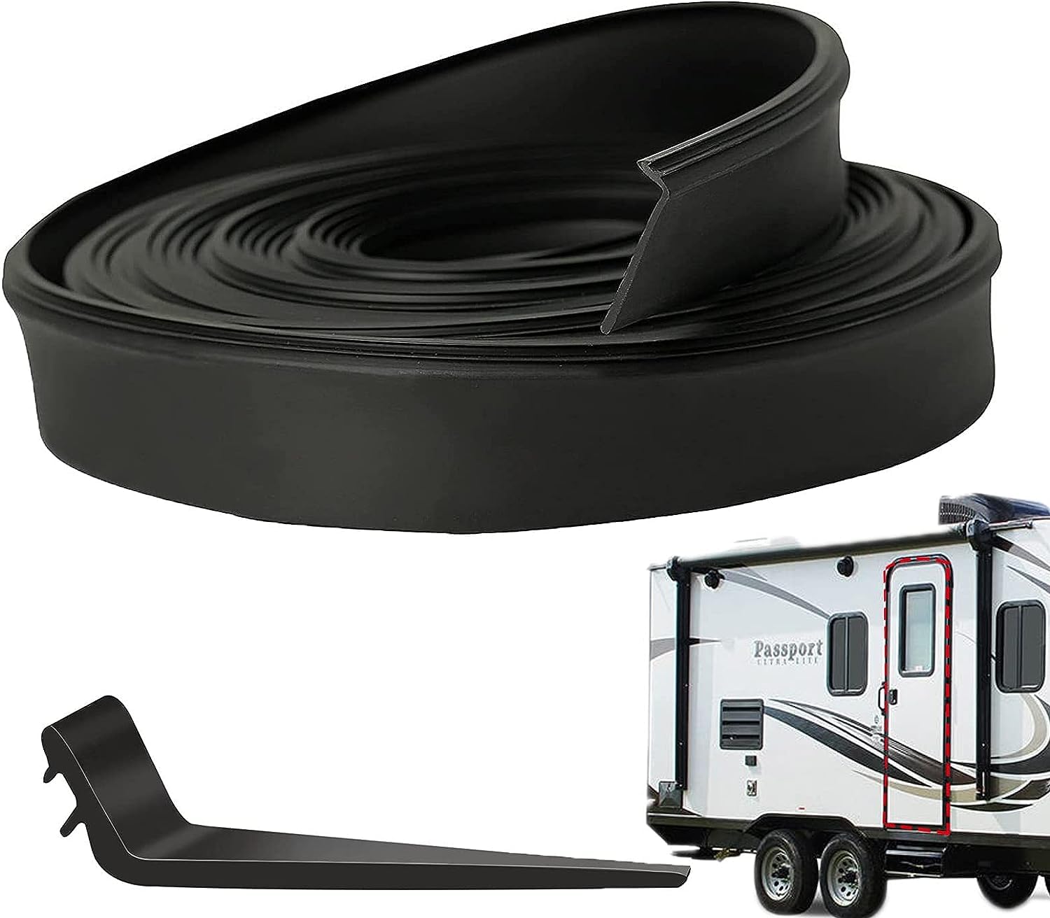 Aolamegs RV Slide out Seal - 1-1/2"" Slide-Out Wiper Seal (Clip-On ...