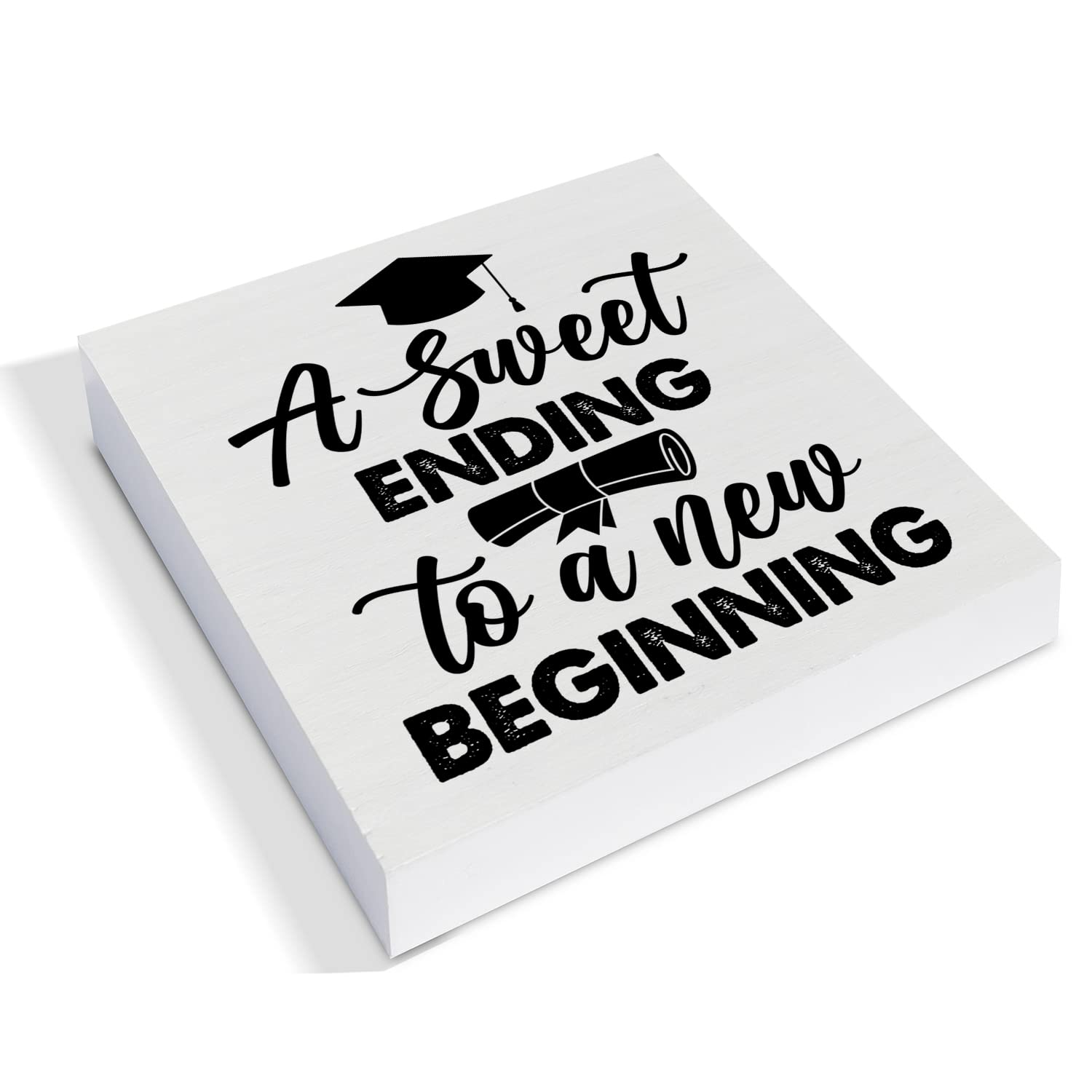 Snapklik.com : Graduation Wood Box Sign Decor Desk Sign Graduate A ...