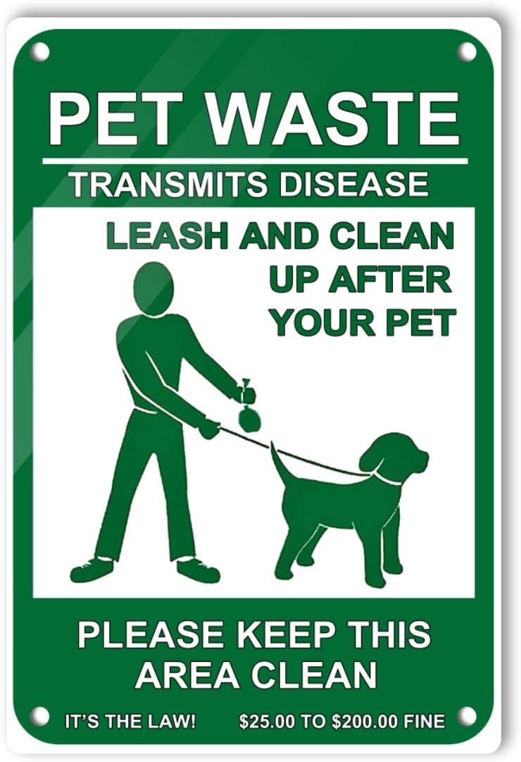 Amazon.com: Glad grace GONEI Aluminum Pet Waste Station- Legal ...