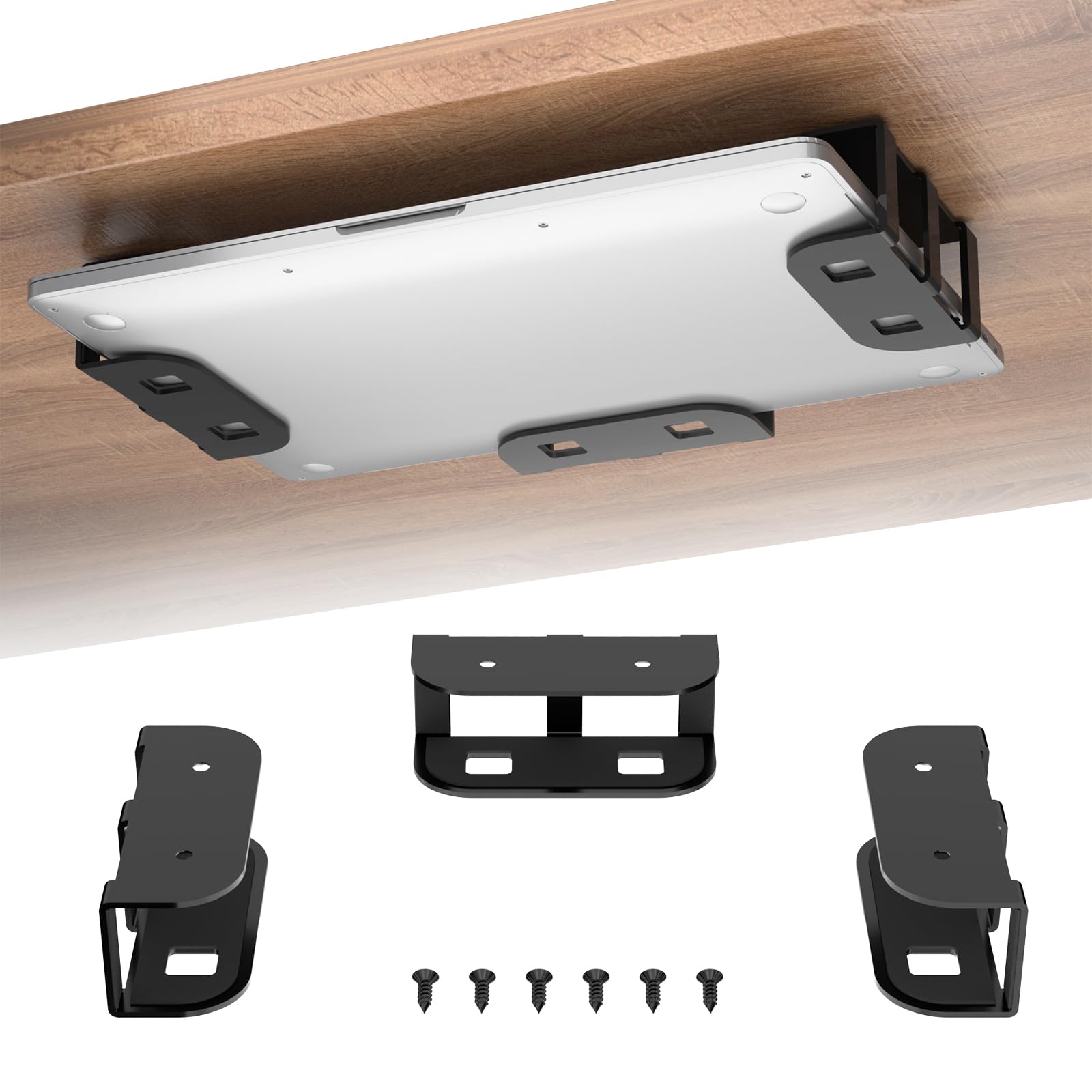 Amazon.com: WALI Under Desk Laptop Mount, Storage Shelf Holder for ...