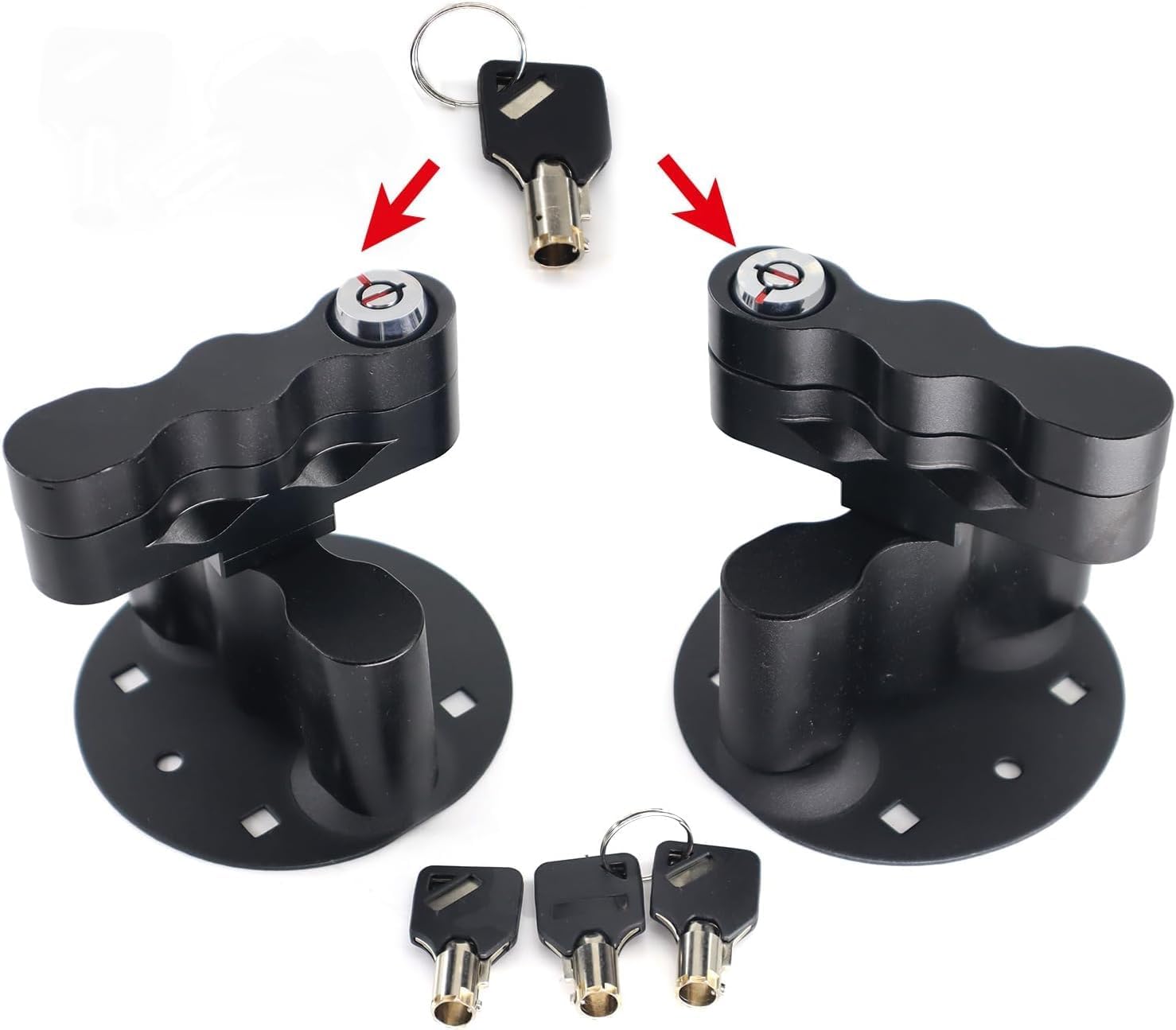 Amazon.com: 2 Pack Fuel RX-LOX-PM Pack Mount Lock Containers Tanks ...