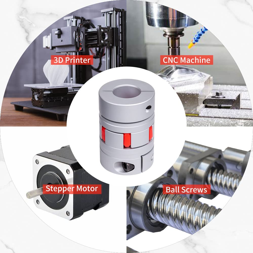 Snapklik.com : Flexible Coupler, CNC Stepper Motor Shaft Coupling ...