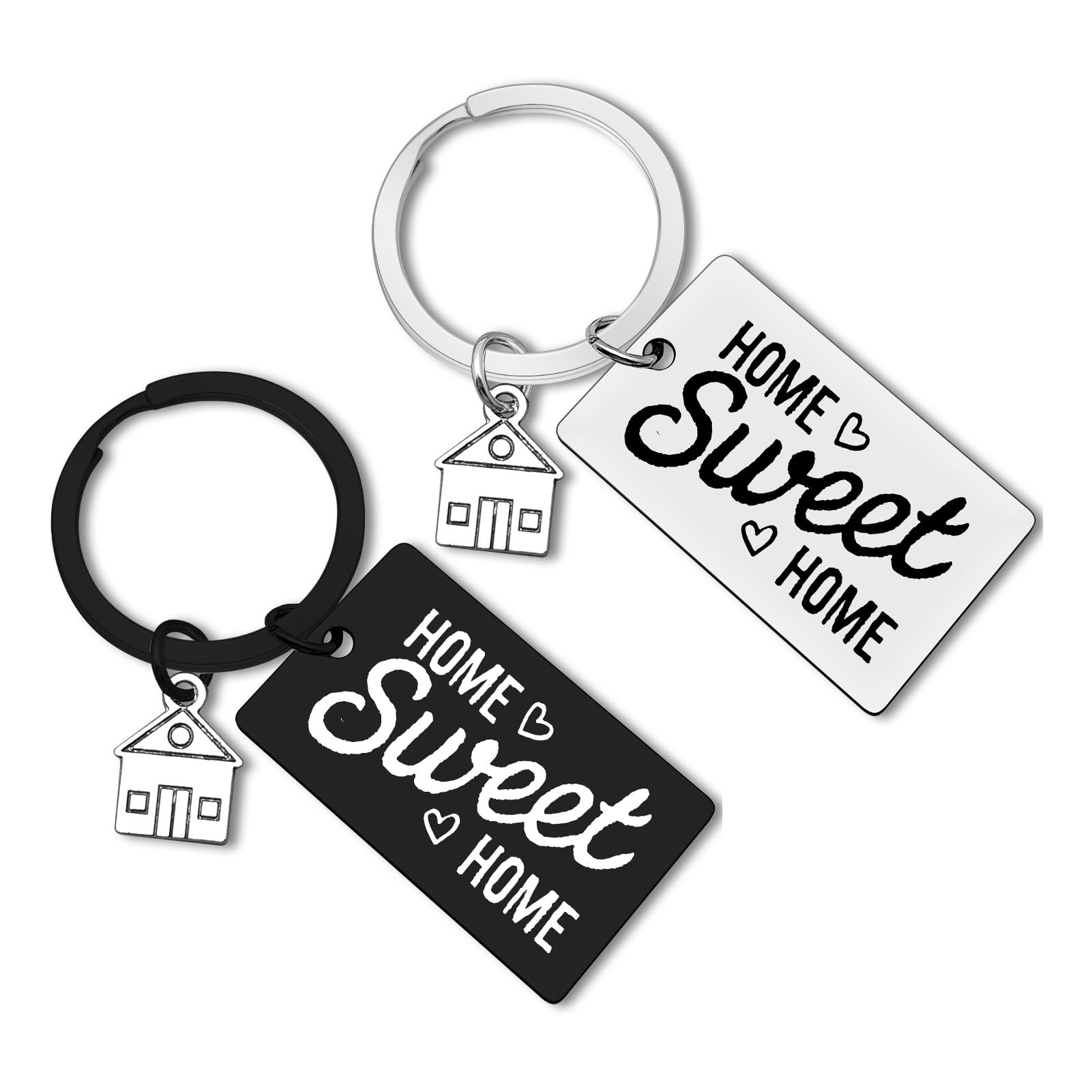 Amazon.com: 2 Pcs New Home Keychain Housewarming Gifts New Home Owner ...