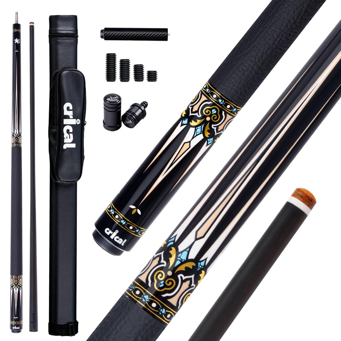 Snapklik.com : CRICAL Carbon Fiber Pool Cue Stick CXD Series ...