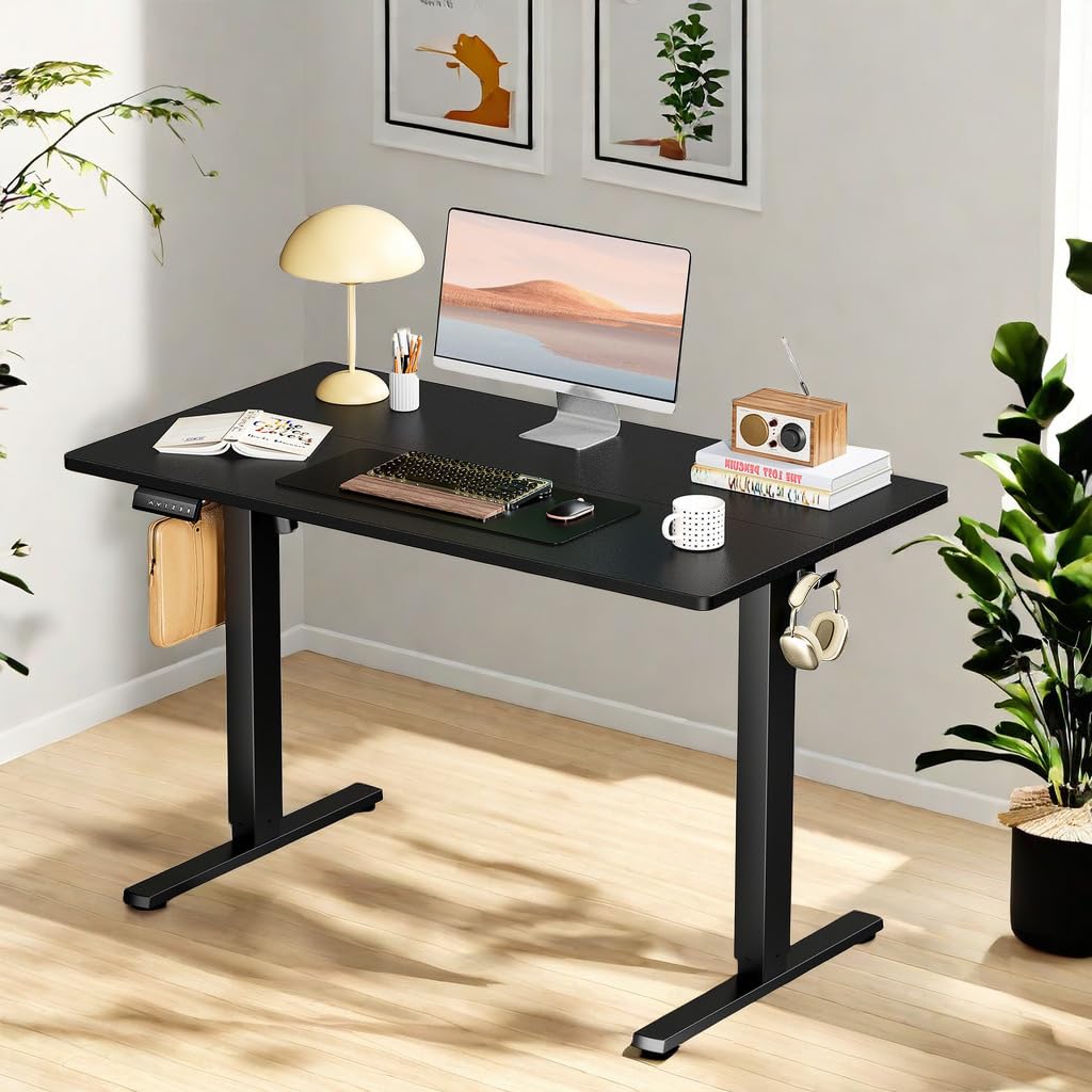 Electric Standing Desk Adjustable Height, Stand up Desk with Splice ...