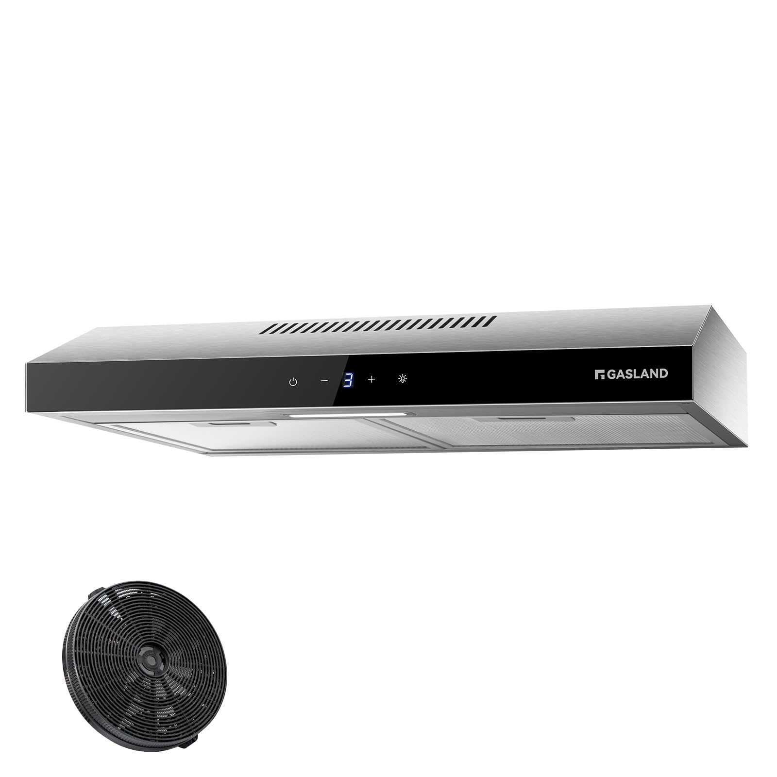 Gasland Chef SR60SS Visor Cooker Hoods 60cm, Quiet Cooker Hood Exhaust ...