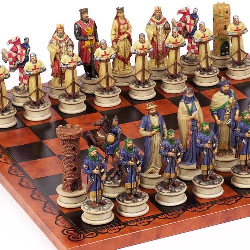 Buy Bello Games New York Crusade Chessmen and Georgio Chess Board -4 1/ ...