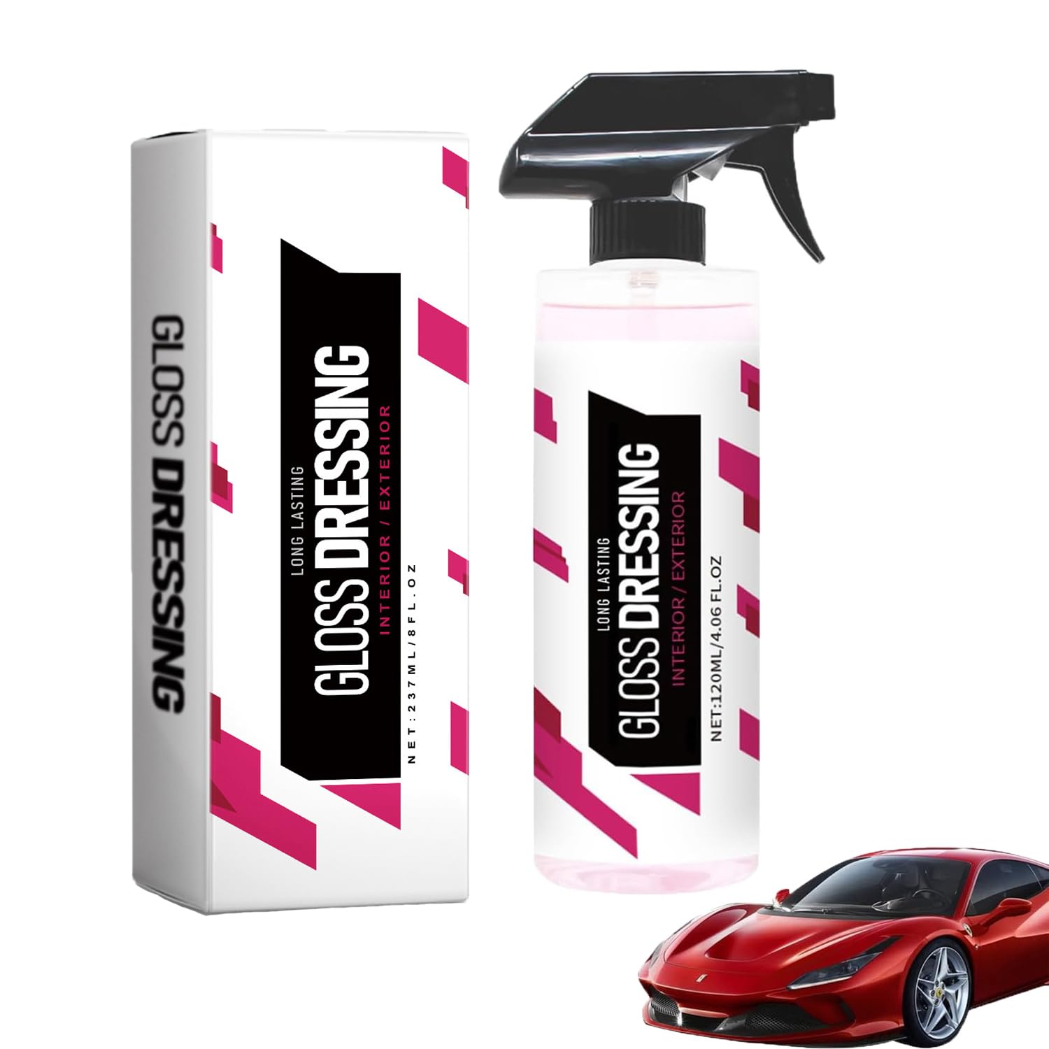 Amazon.com: Car Detailing Kit Interior Cleaner,237 ML Legendary Gloss ...