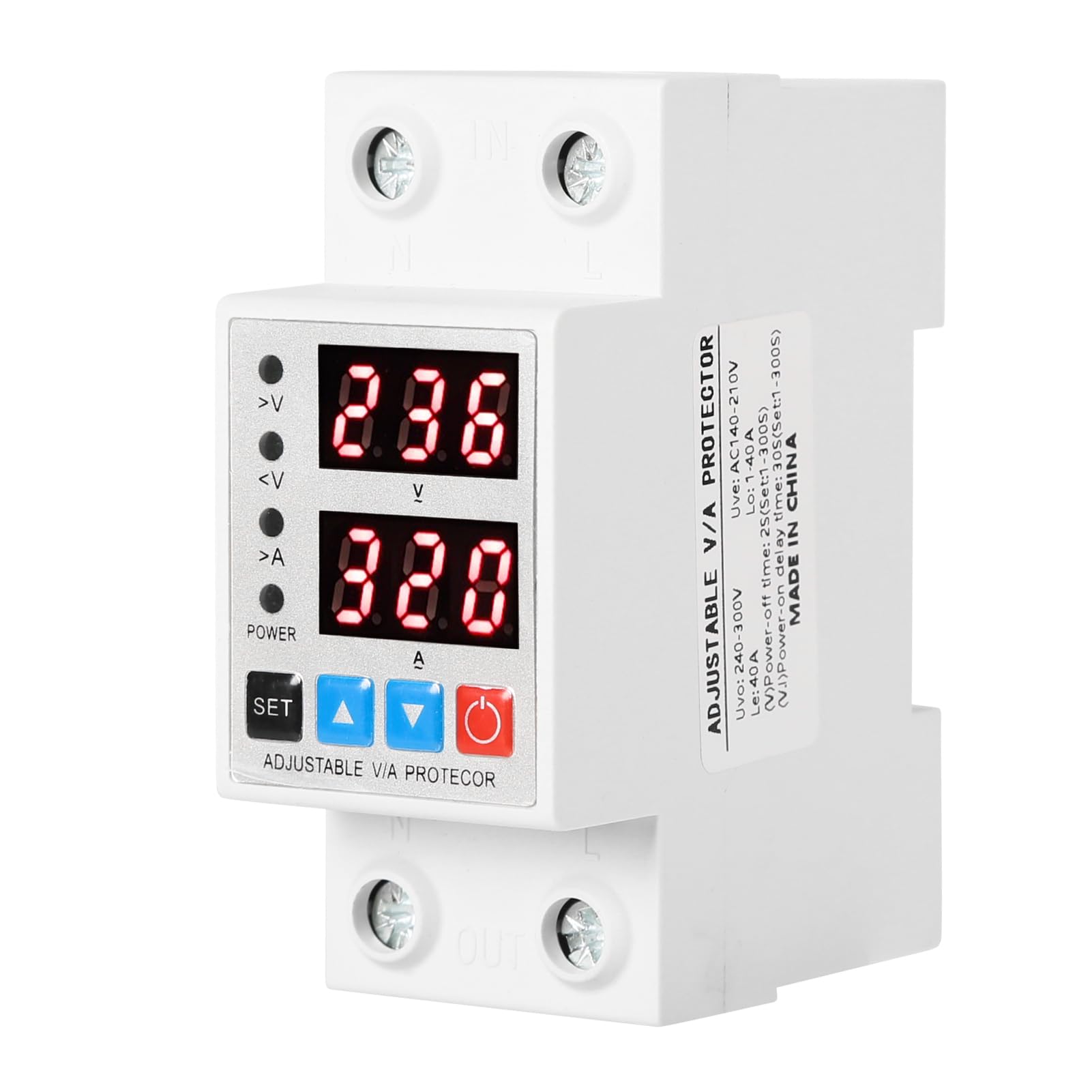 Adjustable Voltage Relay Voltage Sensitive Relay Digital 80 160A