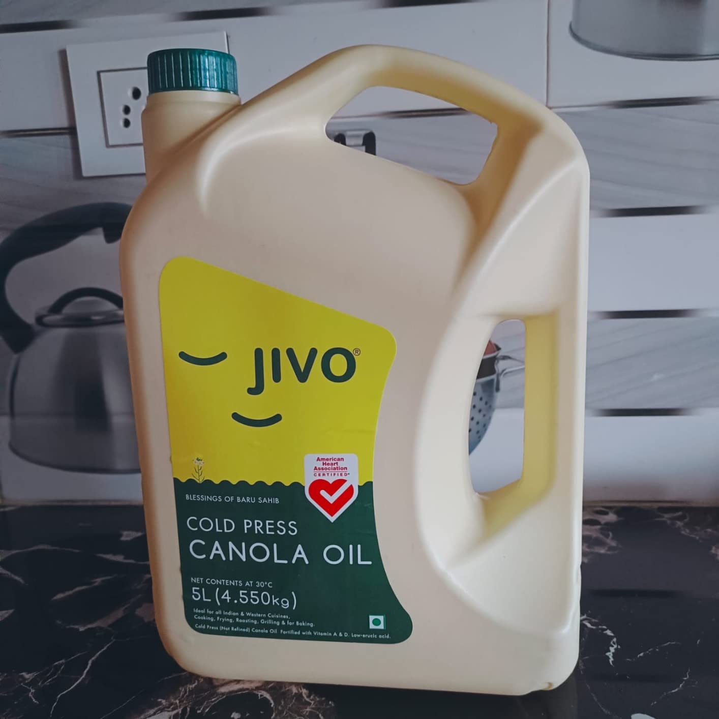JIVO Canola Cold Press Oil,Healthiest Cooking Oil 5 LTR &Jivo Canola ...