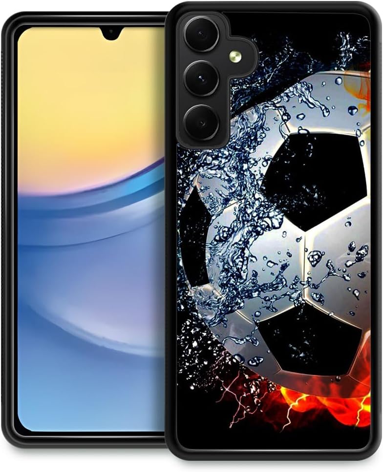 Amazon.com: CARLOCA Compatible with Samsung Galaxy A15 5G Case,Sizzling Soccer Mate Pattern ...