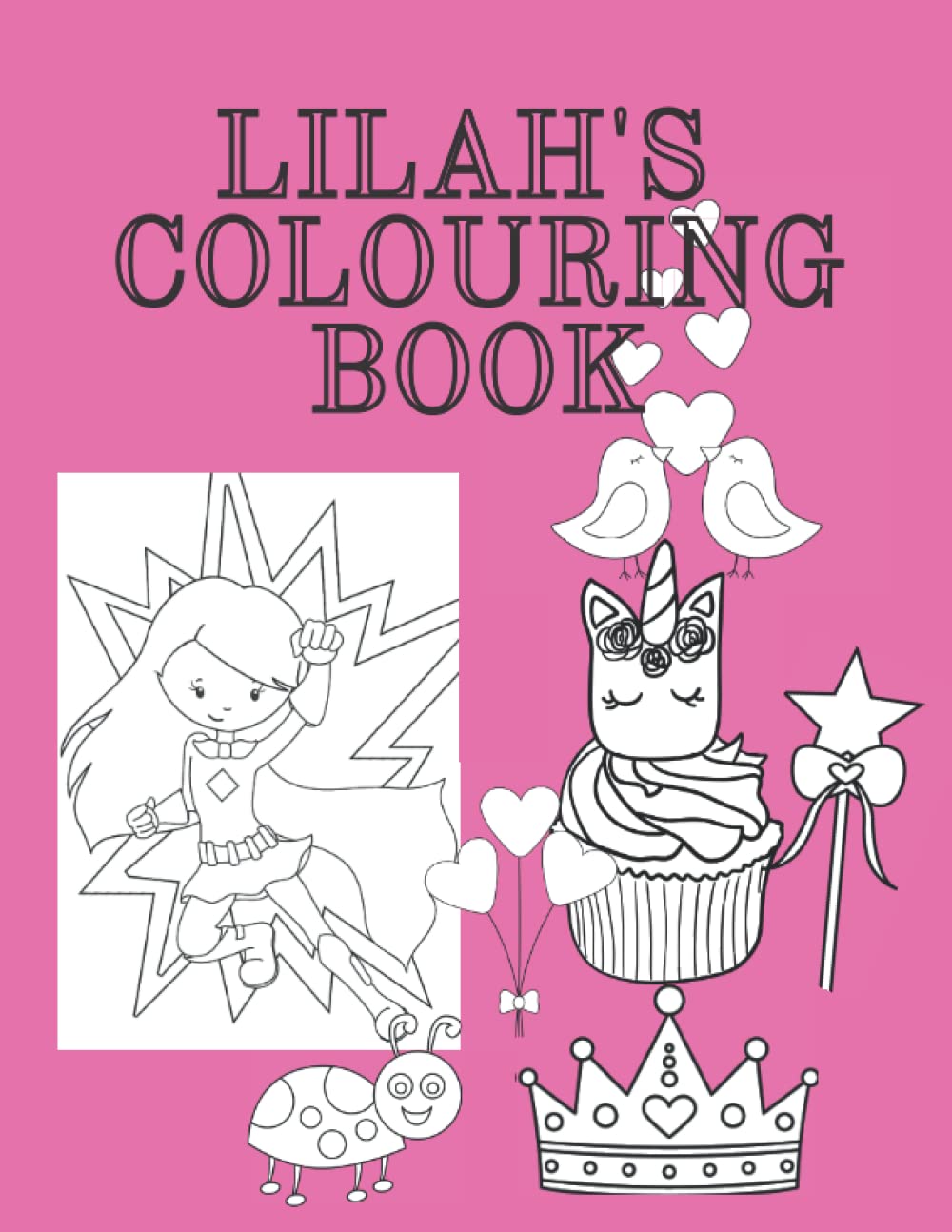 Buy Lilah's colouring book: Lilah present, Lilah name gifts, happy ...