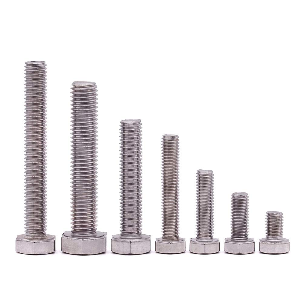 Snapklik.com : M6-1.0 X 25mm Stainless Steel Hex Bolts, 304 Stainless ...