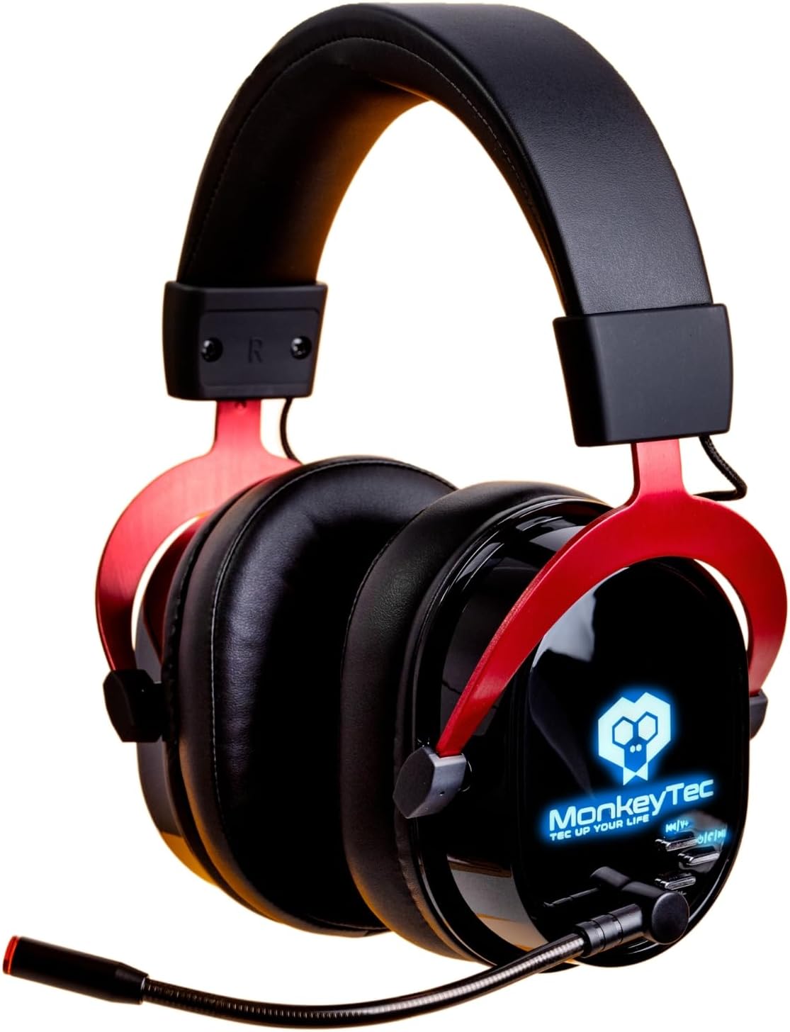 MonkeyTEC Bluetooth Wireless Gaming Headset Microphone Headphones G1000 ...