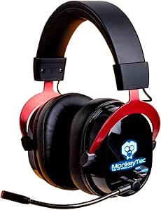 MonkeyTEC Bluetooth Wireless Gaming Headset Microphone Headphones G1000 ...