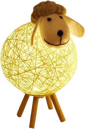 Amazon.com: Uonlytech 1pc Lamb Night Light Sheep Lamb Lamp Reading Lamp ...