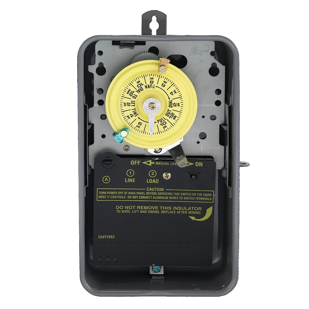 Snapklik.com : T101R 24-Hour Mechanical Timer Switch - 120V SPST, Type ...
