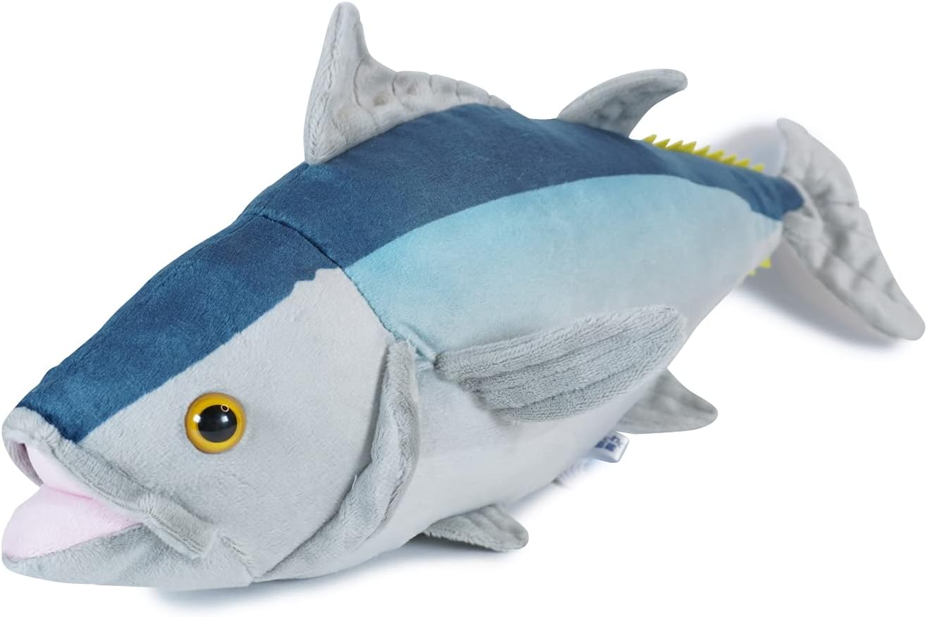 Amazon.co.jp: fish&fancy Super Real! "Fish" Cushion Plush Toy (Tuna ...