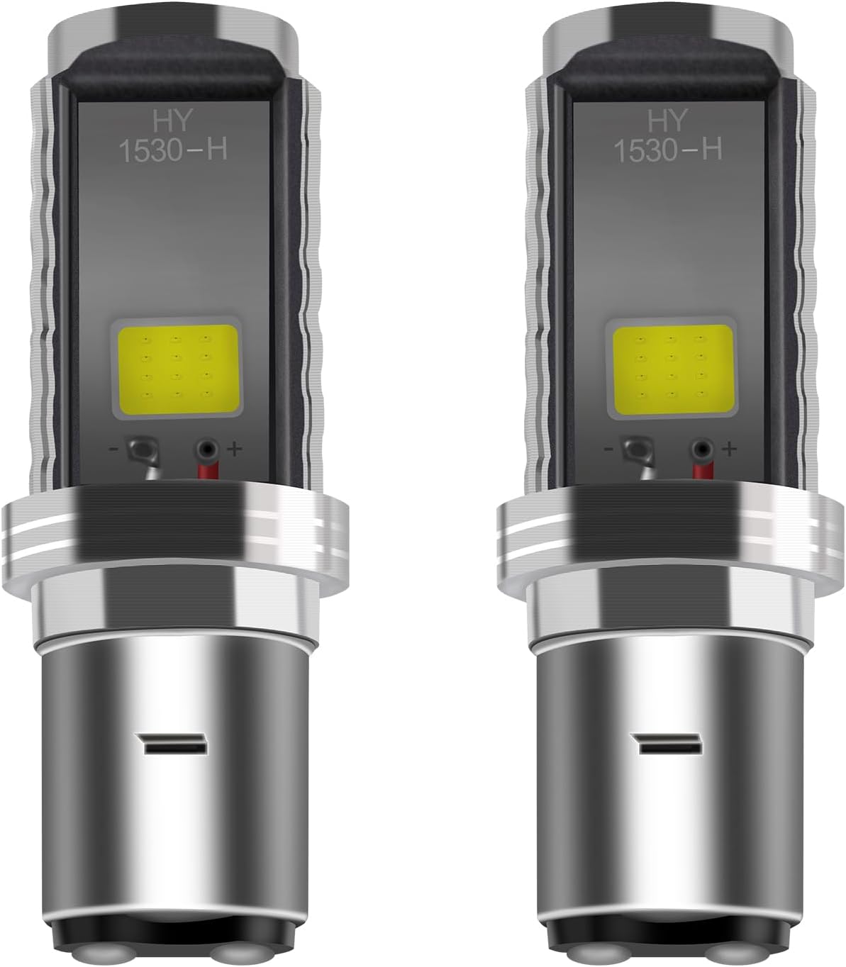 Amazon.com: QLEE LED H6 BA20D DC12-24v 28W Motorcycle bulb 3300LM white ...