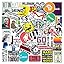 CodersParadise - Pack of 51 Laptop Vinyl Self-Adhesive Sticker for ...