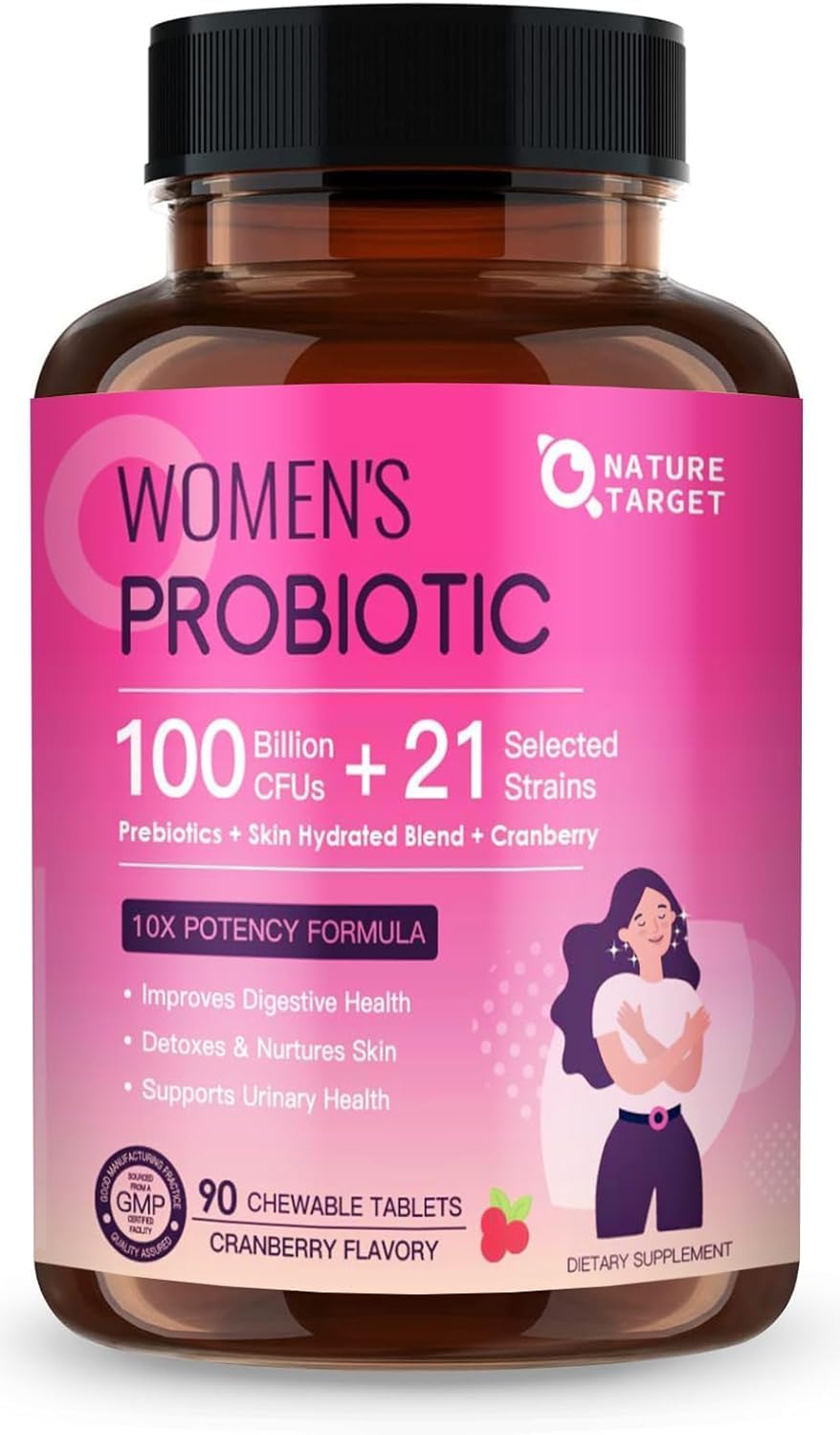 Amazon.com: Vaginal Probiotics for Women Digestive Enzymes Gut Health PH Balance Pills, Women's ...