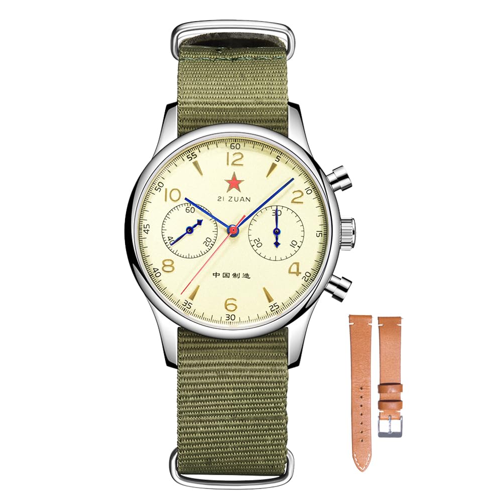 Buy HEMUDU Seagull 1963 ST19 Movement 40mm 38mm Mechanical Chronograph ...