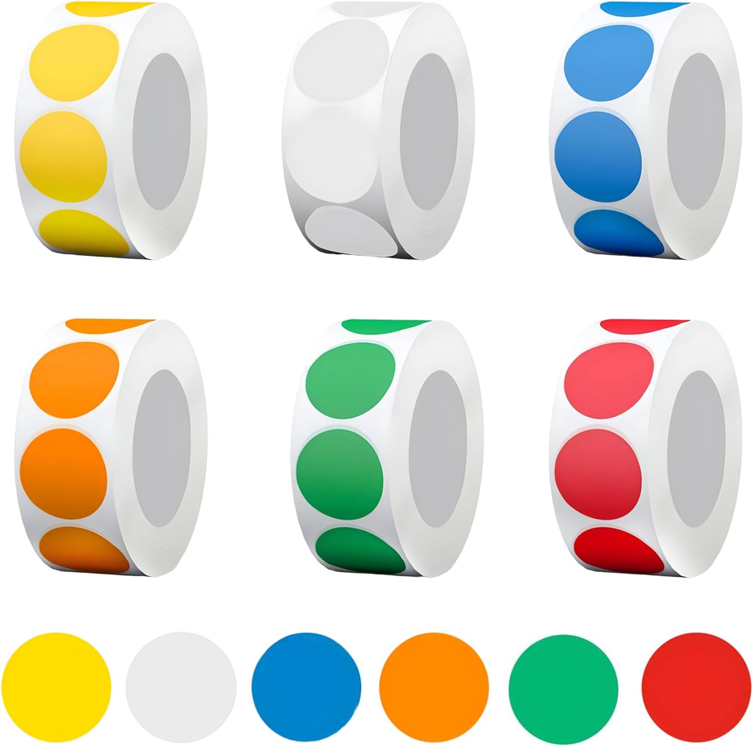 Vueinrg 3000 Pièces Gommettes Rondes Multicolore Etiquettes ...