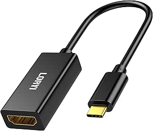 Loryi USB C to Displayport Adapter 4K 60Hz, USB-C Male to Displayport ...
