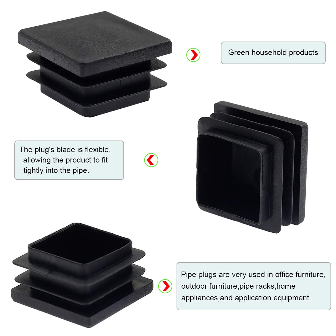 Plastic Square Tubing Plugs Prescott Plastics Square Plastic Hole