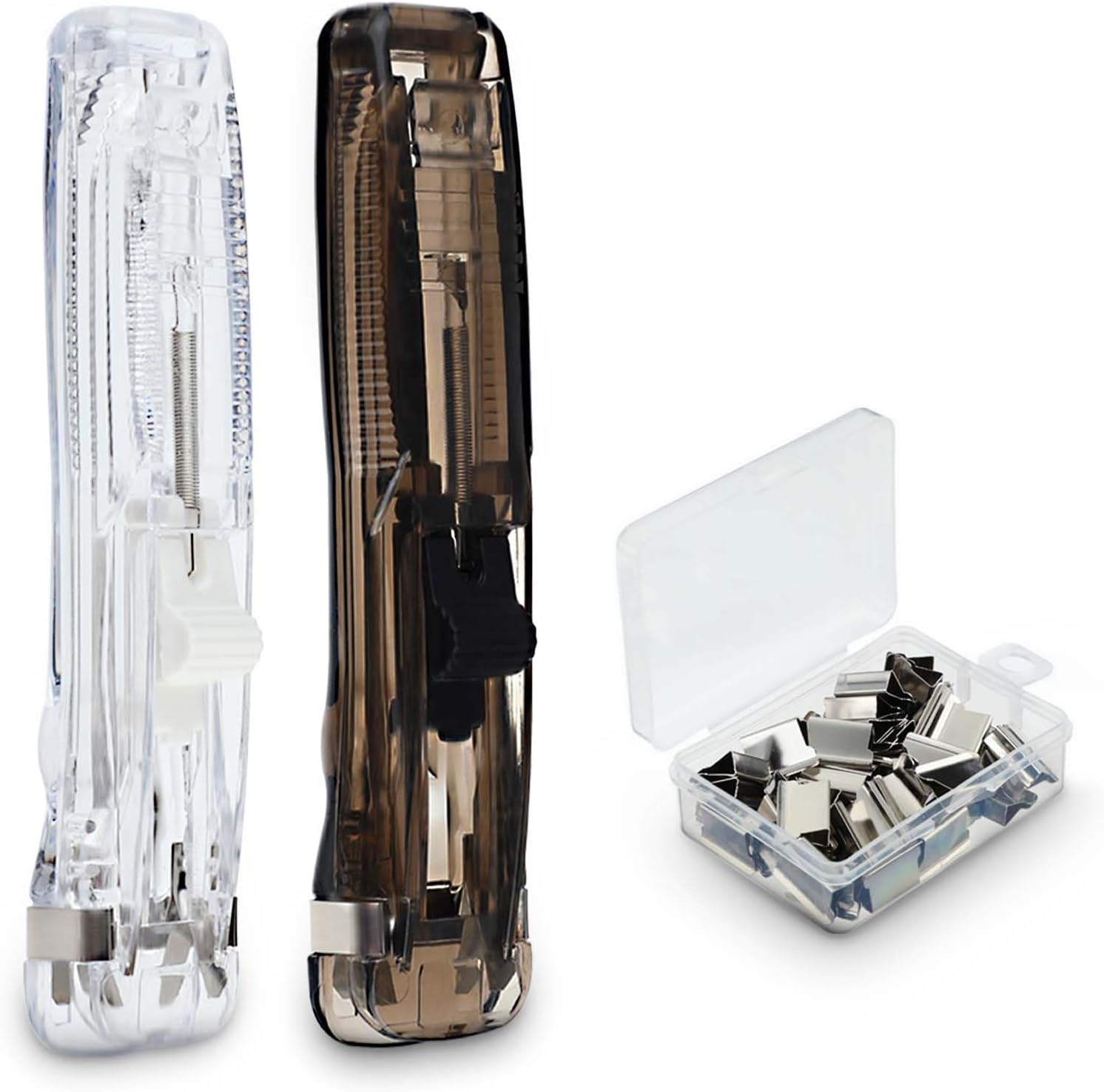 Amazon.com : Paper Clip Dispenser, 2 Pcs Colored Paper Clam Clips ...