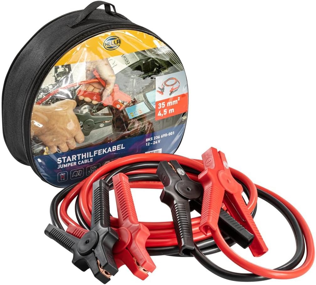 Amazon.com: HELLA 8KS 236 690-001 Jumper Cables - 12/24V - 480A - Cable ...