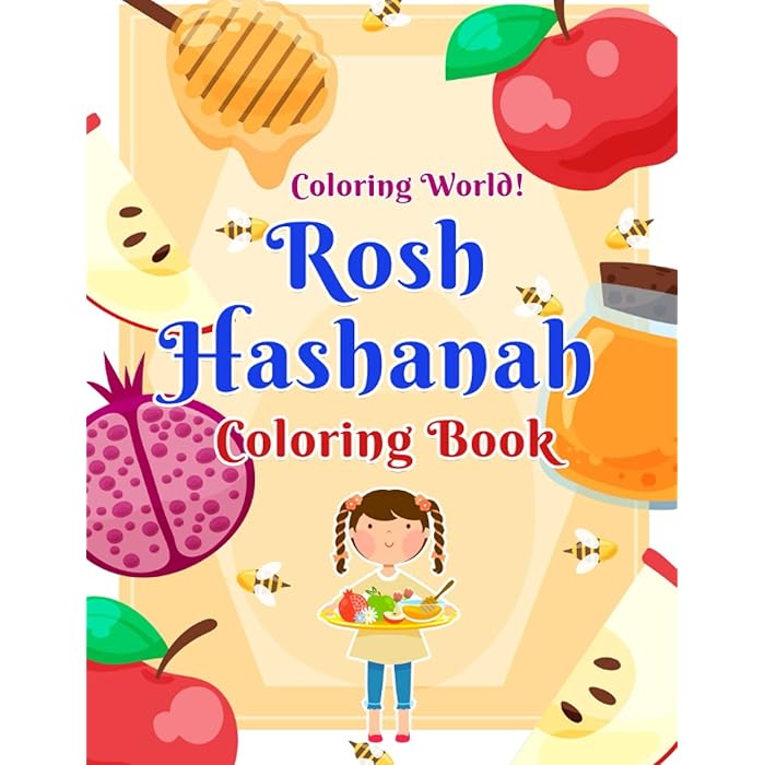Buy Coloring World! - Rosh Hashanah Coloring Book: Yom Kippur, Sukkot ...