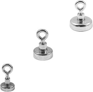 Magnetastico® | Set of 3 neodymic loops N35 | Part 16, 20 & 25 mm Ø ...