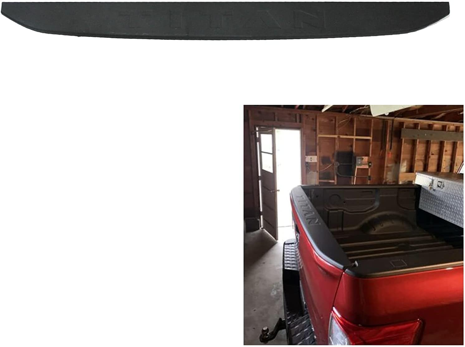 Amazon.com: New Titan Tailgate Cover - Tailgate Cap Compatible with ...