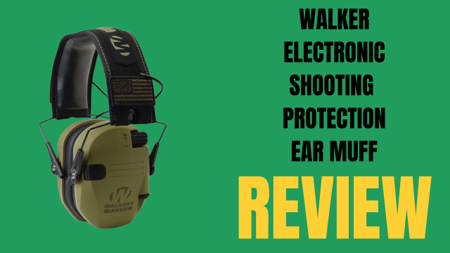 Watch Walker Bluetooth Shooting Protection Ear Muff Review on Amazon Live
